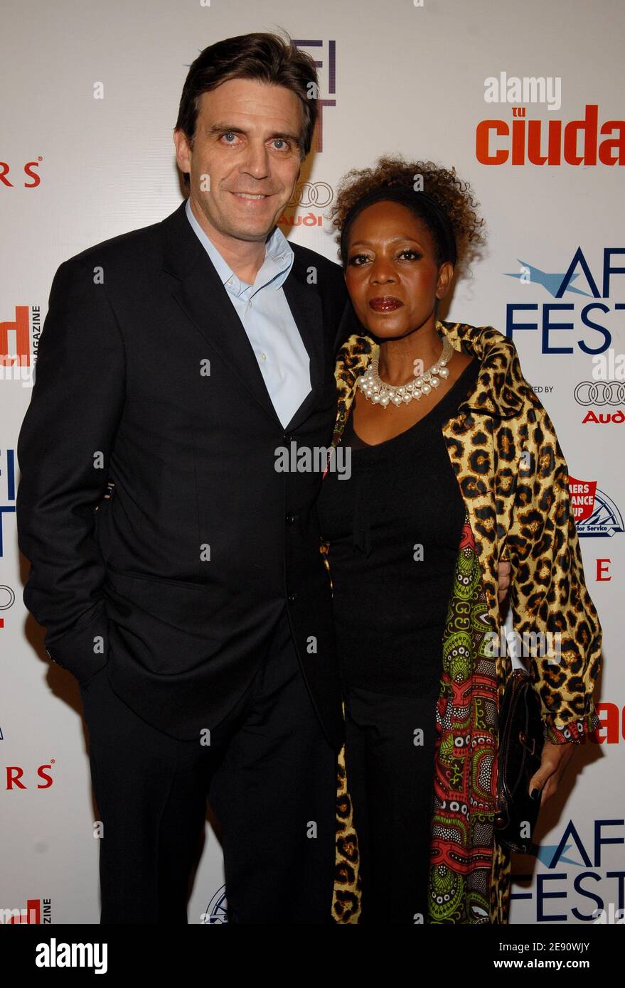 Roderick Spencer and Alfre Woodard attend the screening of "Love In The ...