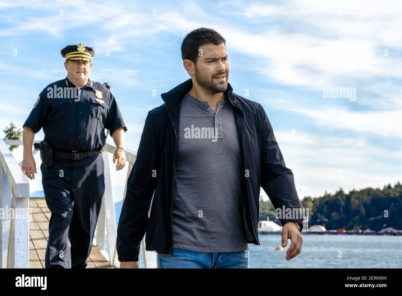 SHIPS IN THE NIGHT: A MARTHA'S VINEYARD MYSTERY, from left: Eric Keenleyside, Jesse Metcalfe ...