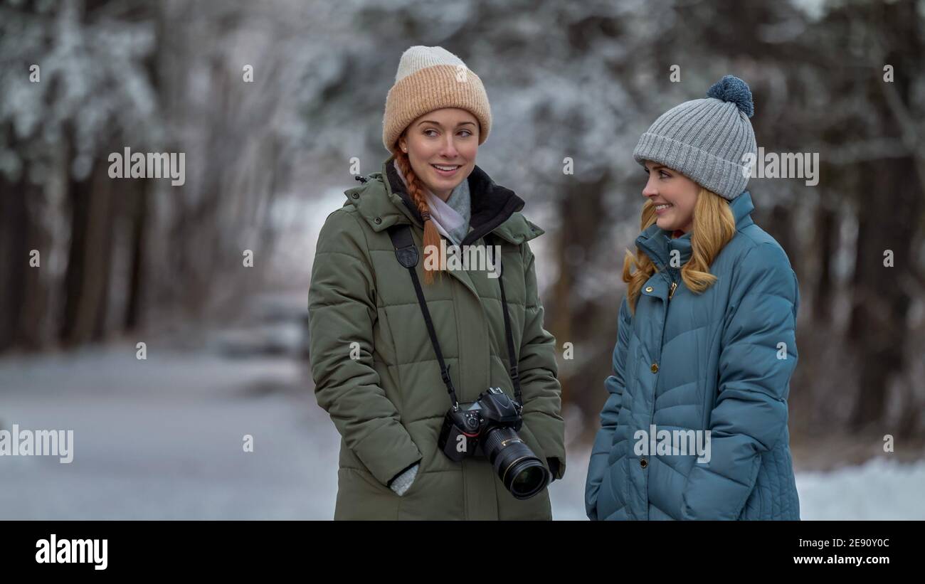 SNOWKISSED, from left: Amy Groening, Jen Lilley, (aired Jan. 30, 2021 ...