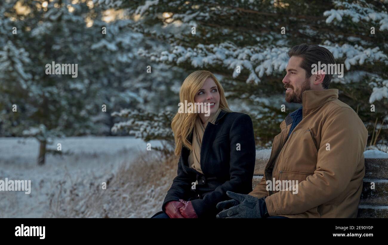 SNOWKISSED, from left: Jen Lilley, Chris McNally, (aired Jan. 30, 2021 ...