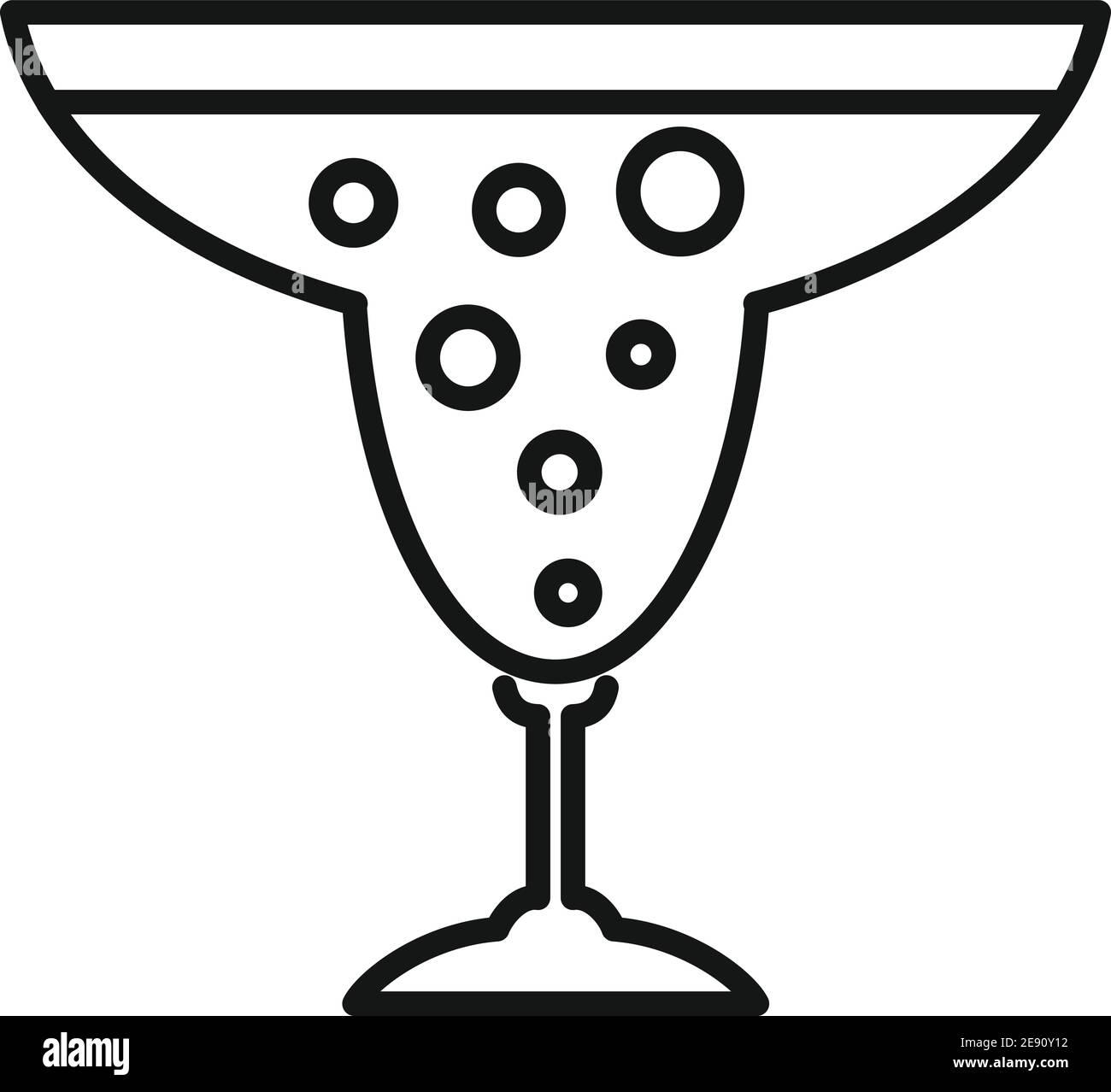 Fresh bar cocktail icon, outline style Stock Vector Image & Art - Alamy