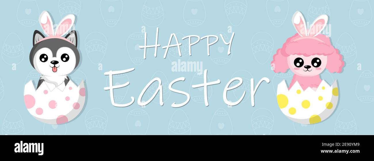 Cute cartoon dogs hi-res stock photography and images - Alamy