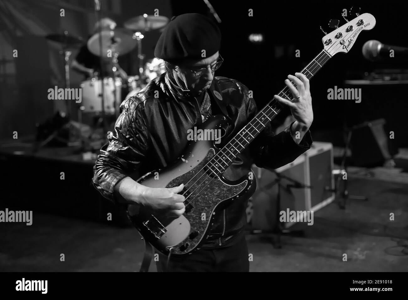 The Sonics with bassist Andy Parypa and drummer dusty watson performing ...