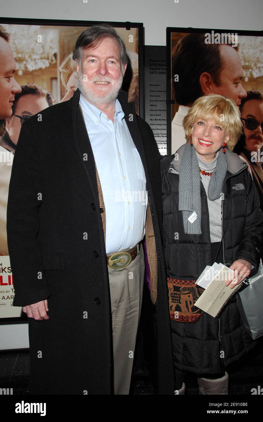 News anchor Lesley Stahl (R) and guest arrive at the Universal Pictures ...