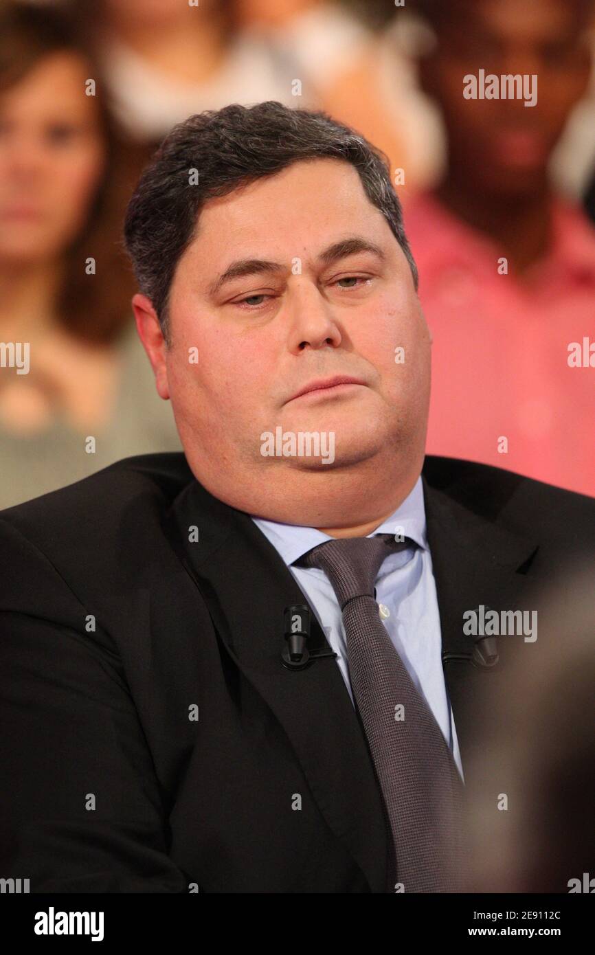 Pierre-Francois Veil lors de l'enregistrement de l'emission Vivement ...