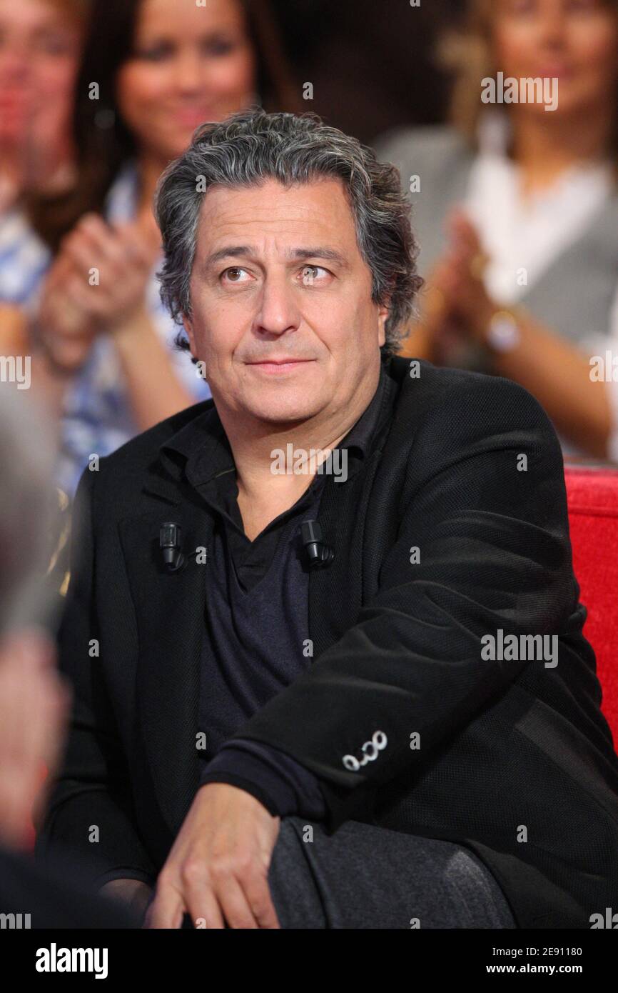 Christian Clavier lors de l'enregistrement de l'emission Vivement ...