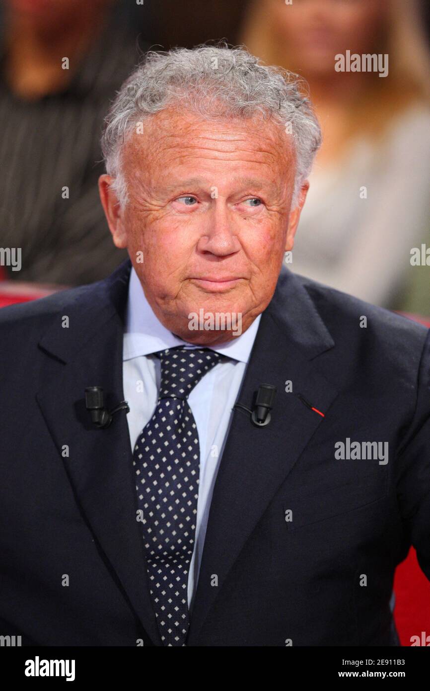 Philippe Bouvard lors de l'enregistrement de l'emission Vivement ...