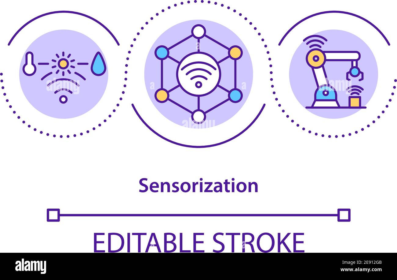Sensorization concept icon Stock Vector Image & Art - Alamy