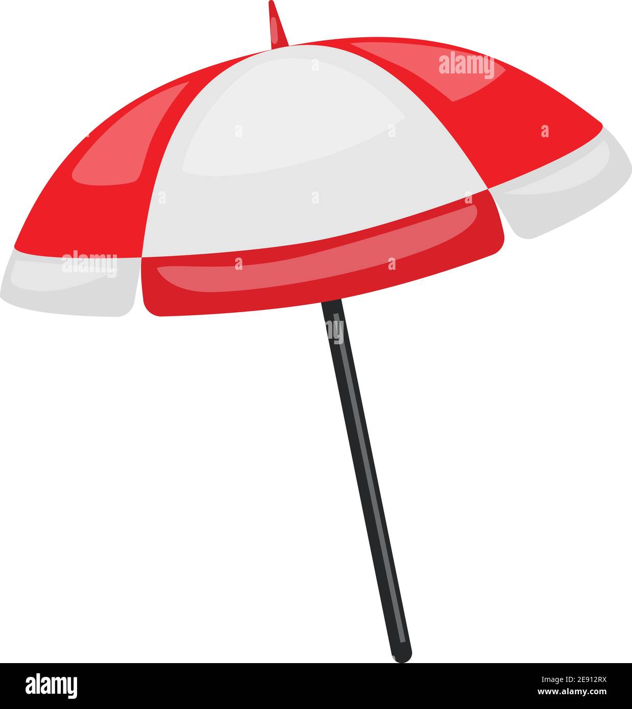 Beach umbrella icon, cartoon style Stock Vector Image & Art - Alamy