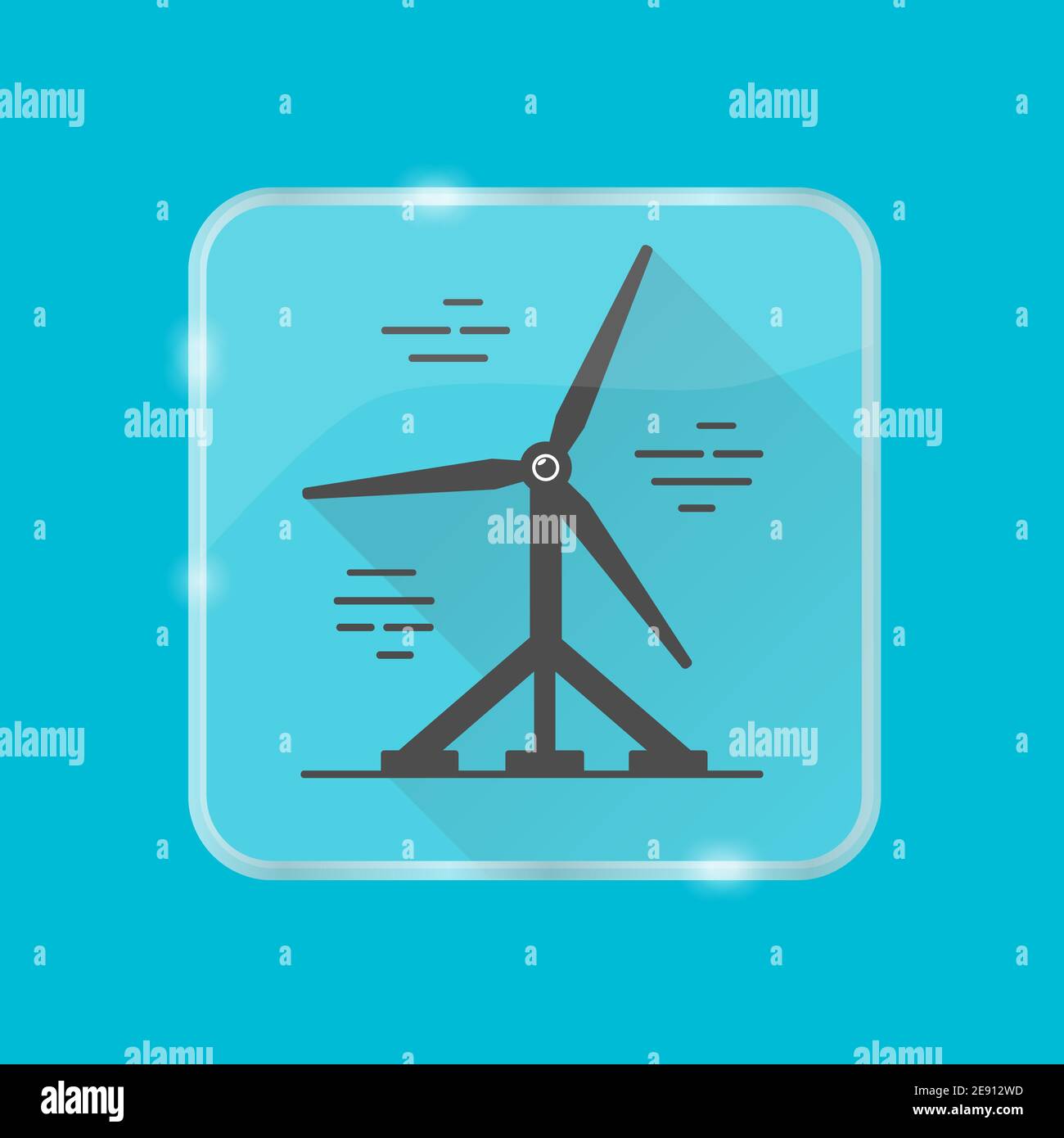 Tidal energy silhouette icon isolated. Water turbine symbol in flat ... Tidal energy silhouette icon isolated. Water turbine symbol in flat ...