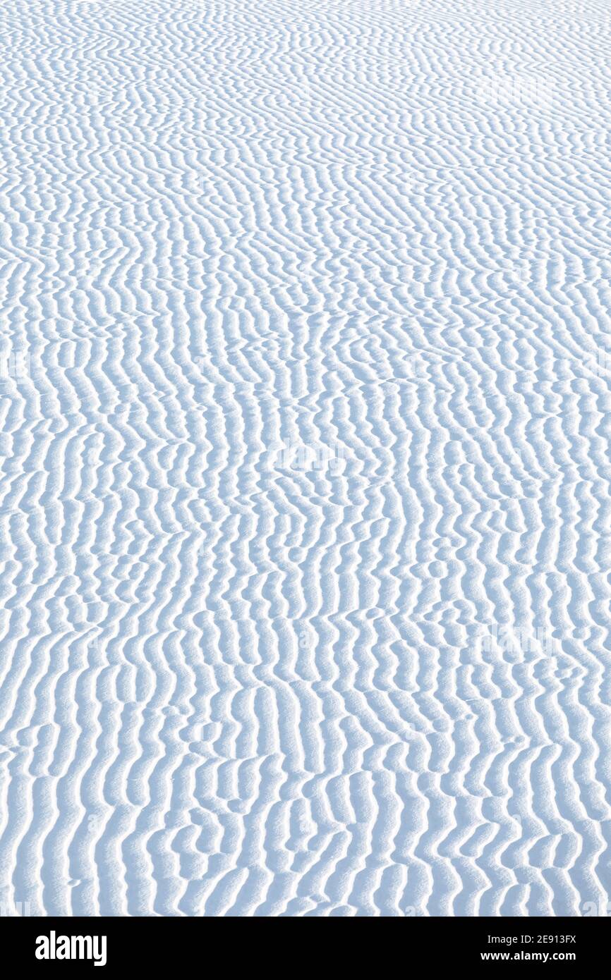 White sand pattern in White Sands National Park Stock Photo - Alamy
