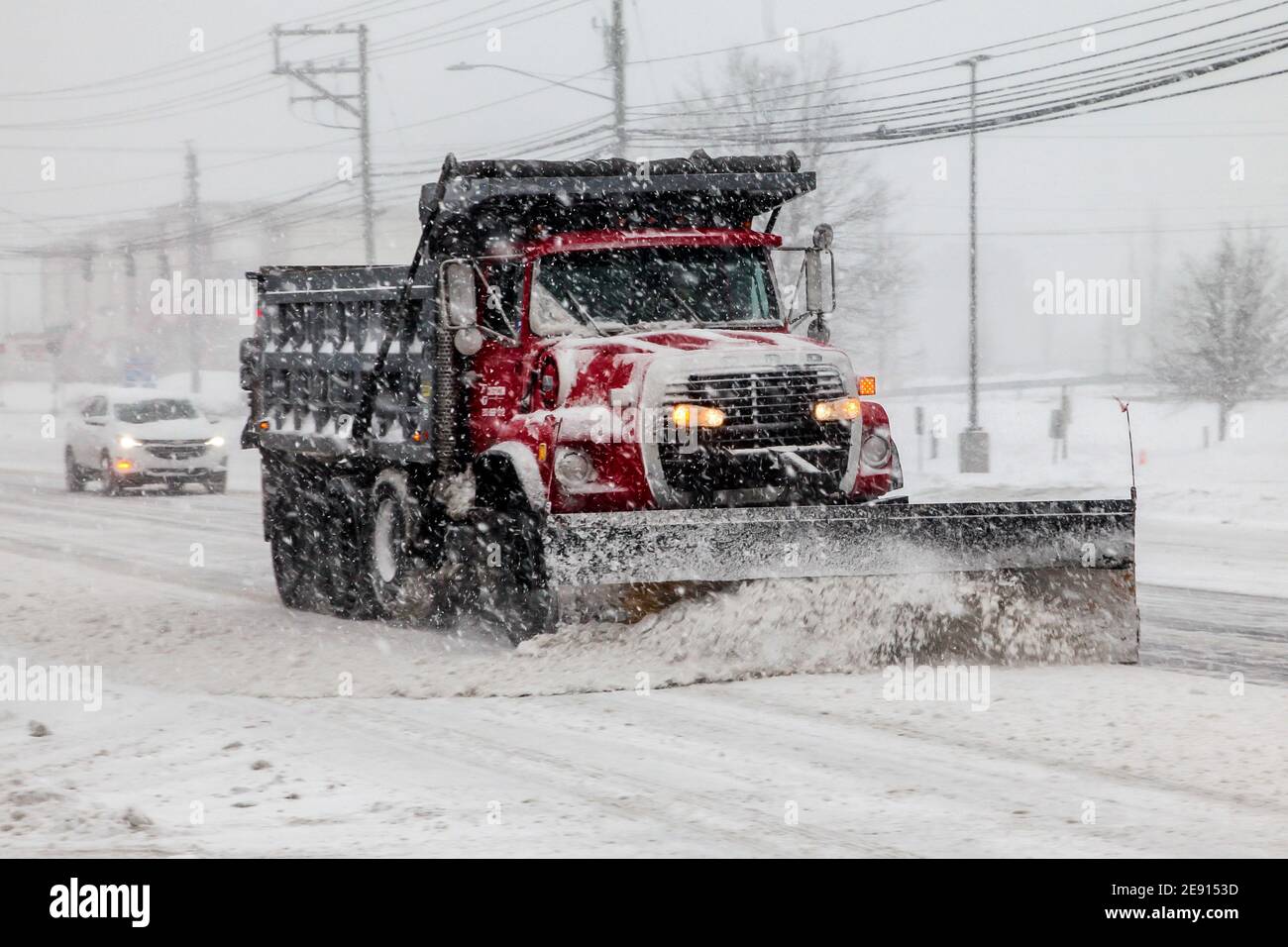 Snow plow truck hi-res stock photography and images - Alamy