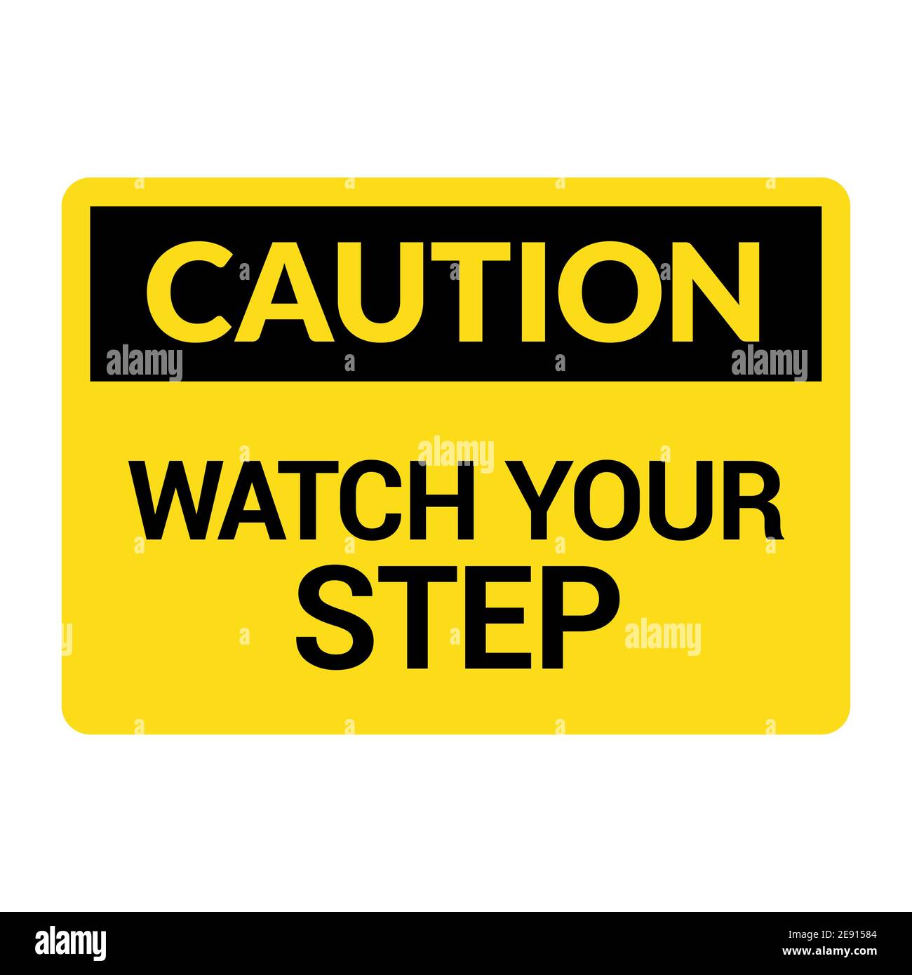 Mind the step warning hi-res stock photography and images - Alamy