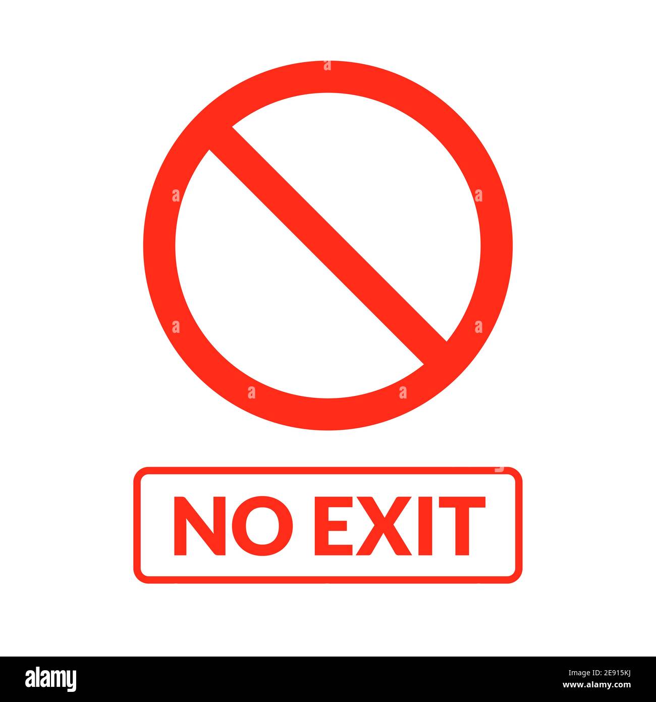 No entry open door sign Stock Vector Images - Alamy