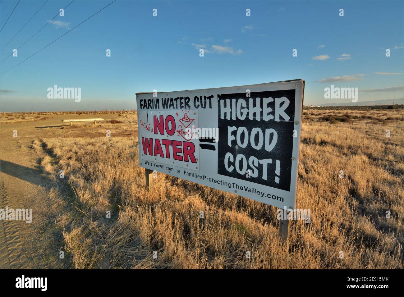 California water rights fight sign about cost of food because of ...