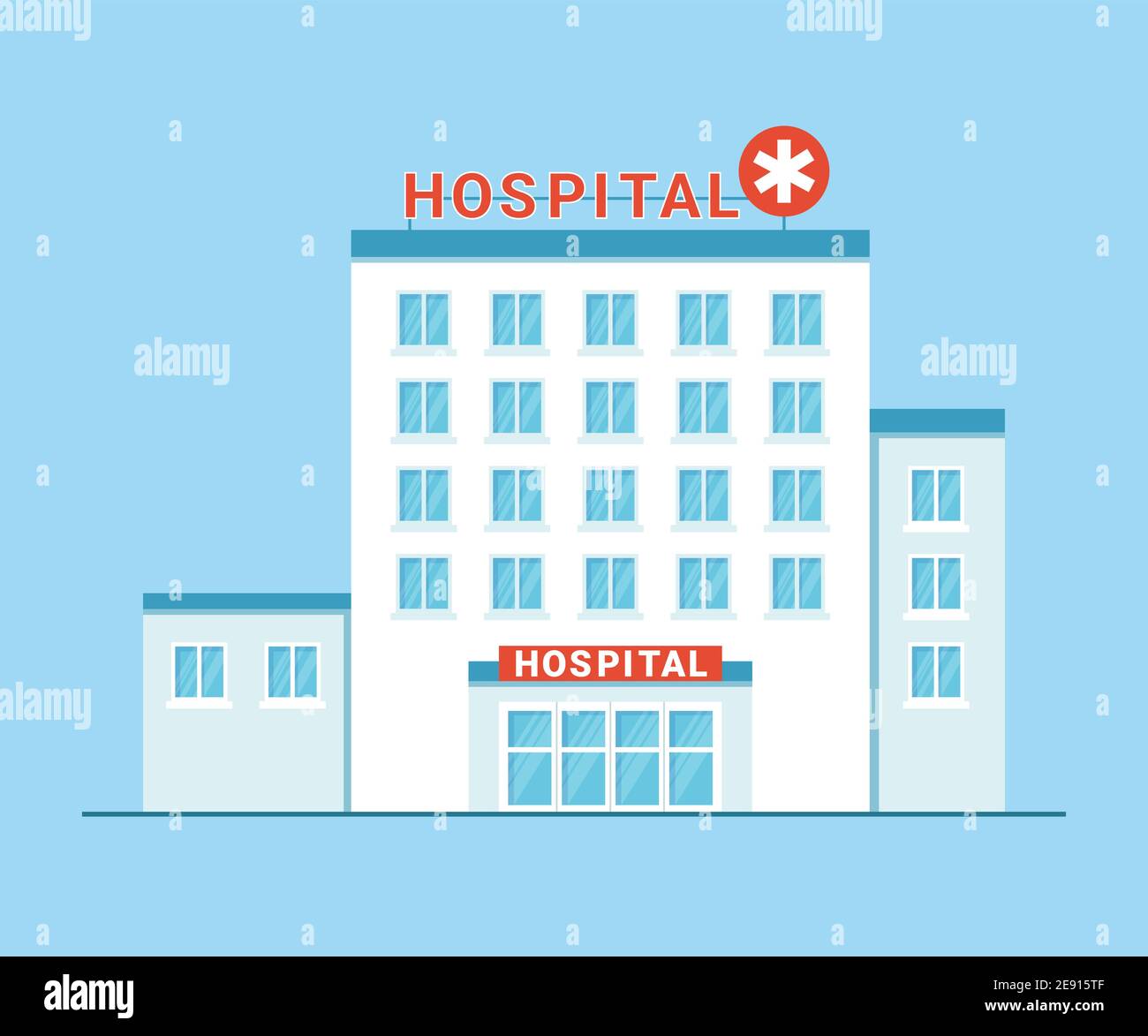 Medical hospital building outside Stock Vector Image & Art - Alamy