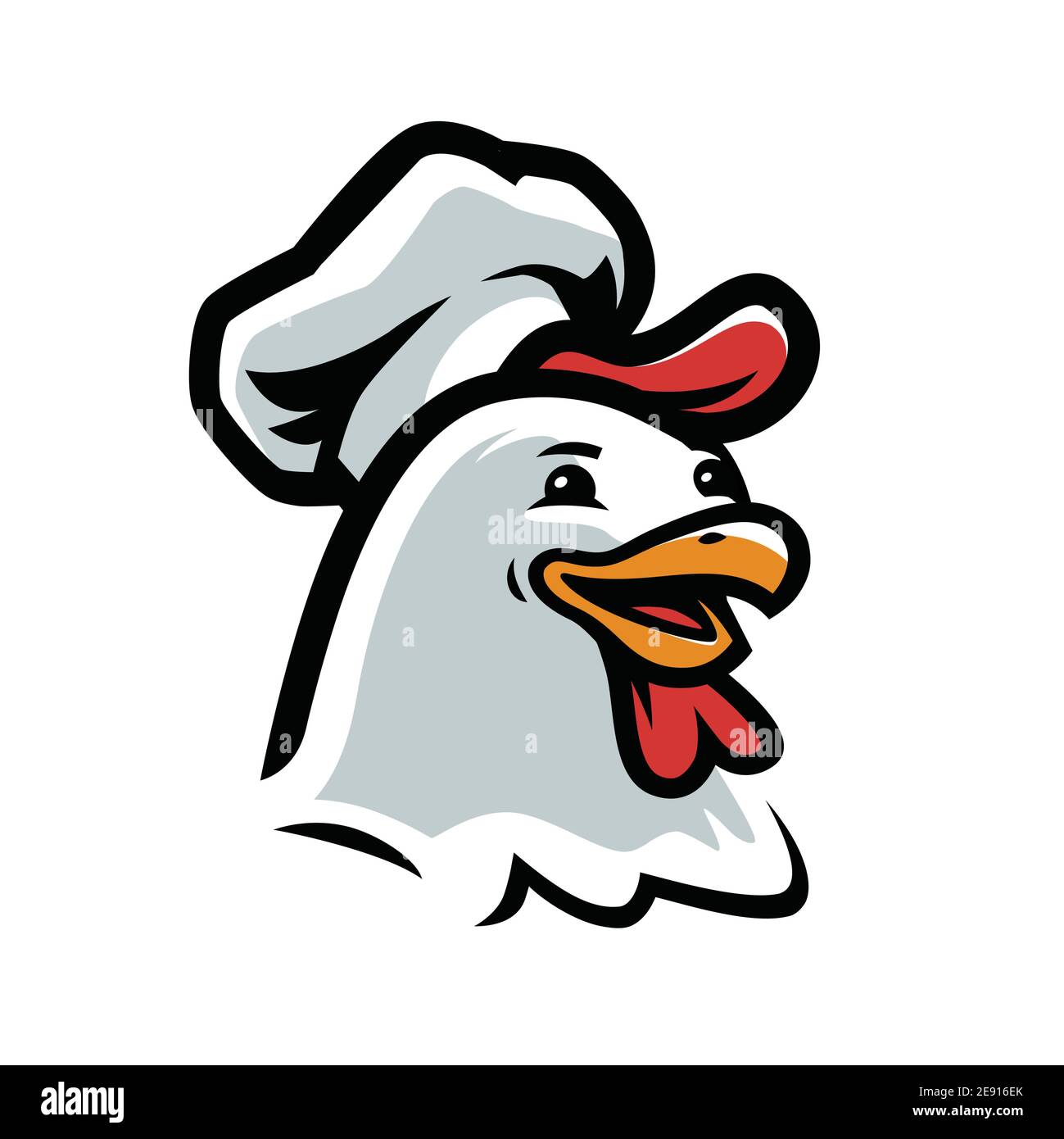 Chicken cook cartoon. Food concept vector illustration Stock Vector ...