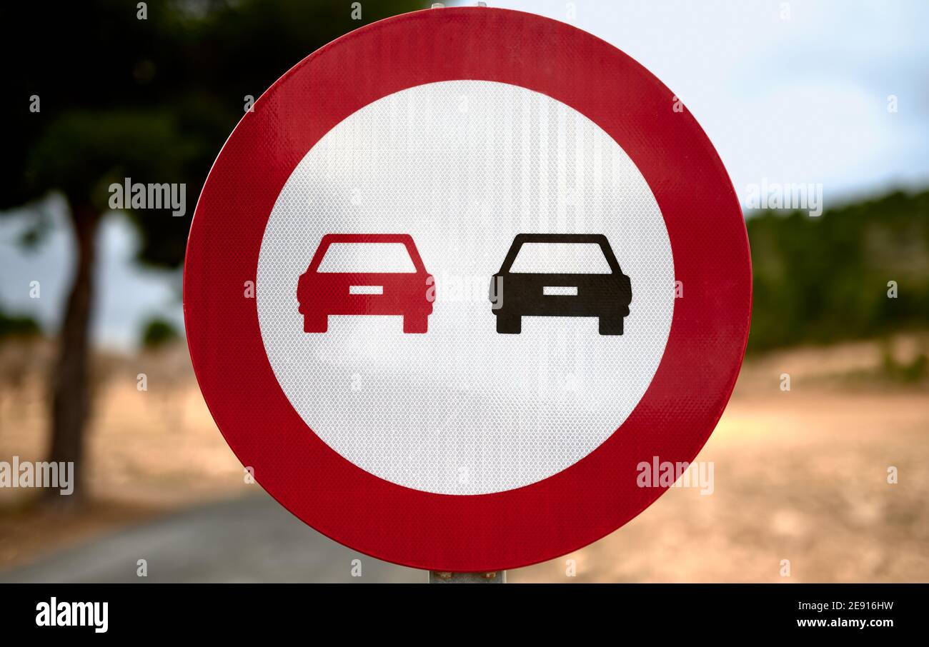 No Overtaking Sign