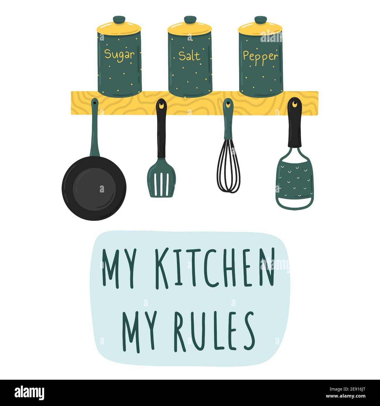 Love rules vector vectors hi-res stock photography and images - Alamy