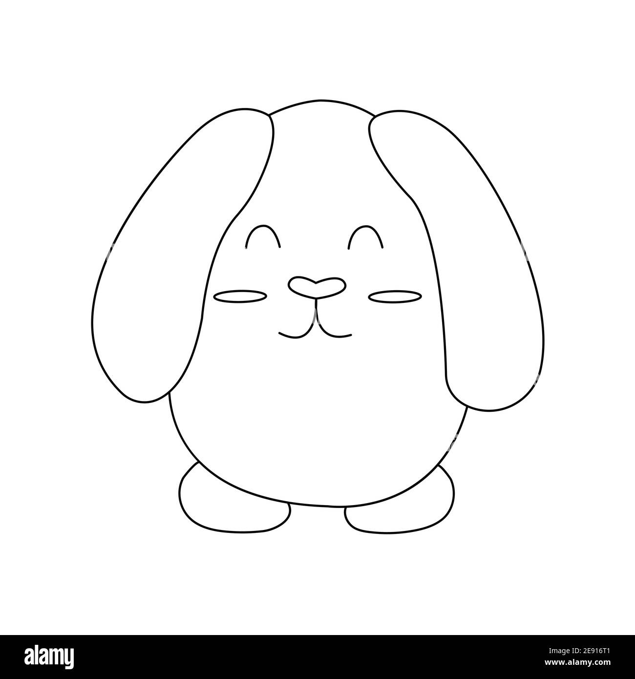Bunny Clip Art Front View
