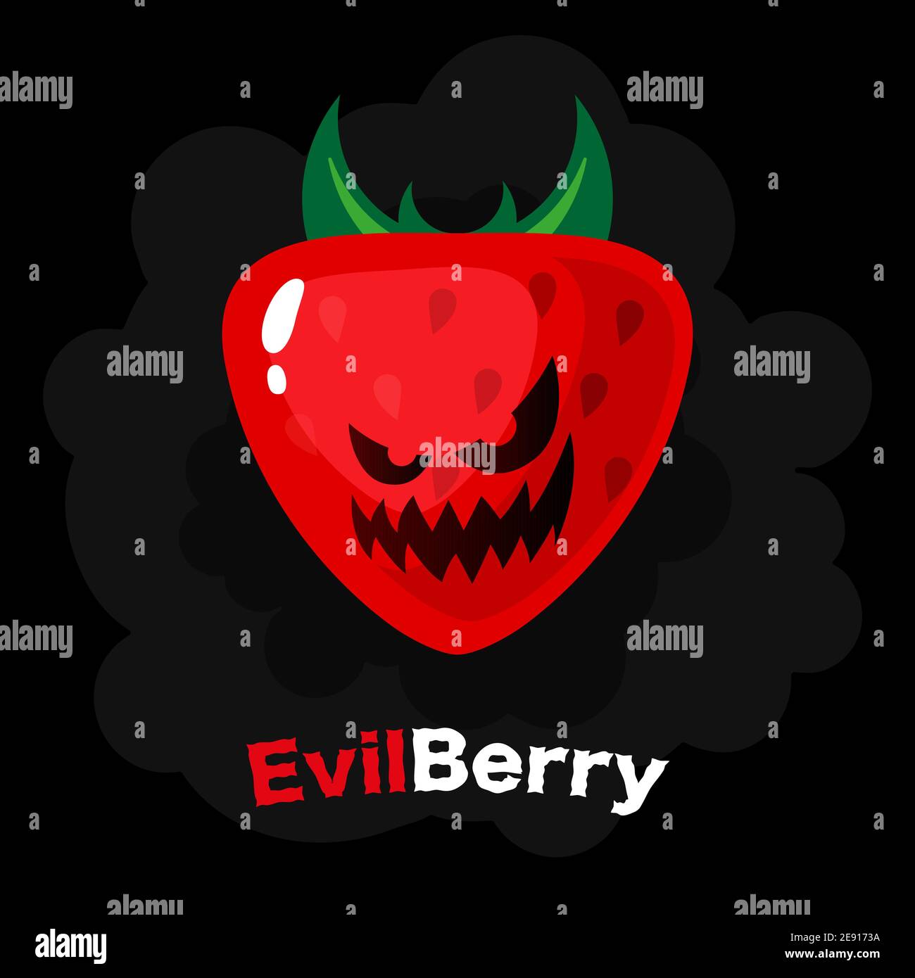 Monster fruit Stock Vector Images - Alamy