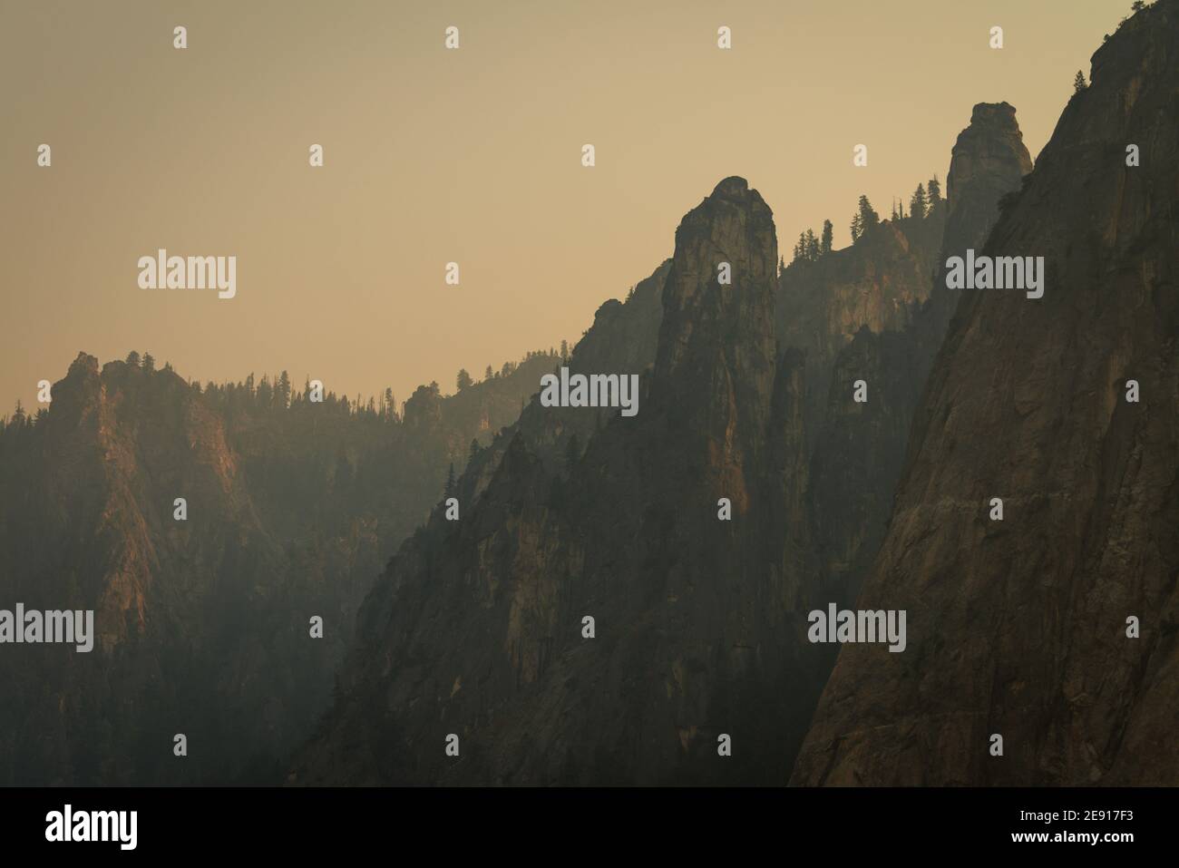 Cathedral Spires Yosemite National Park Stock Photo - Alamy