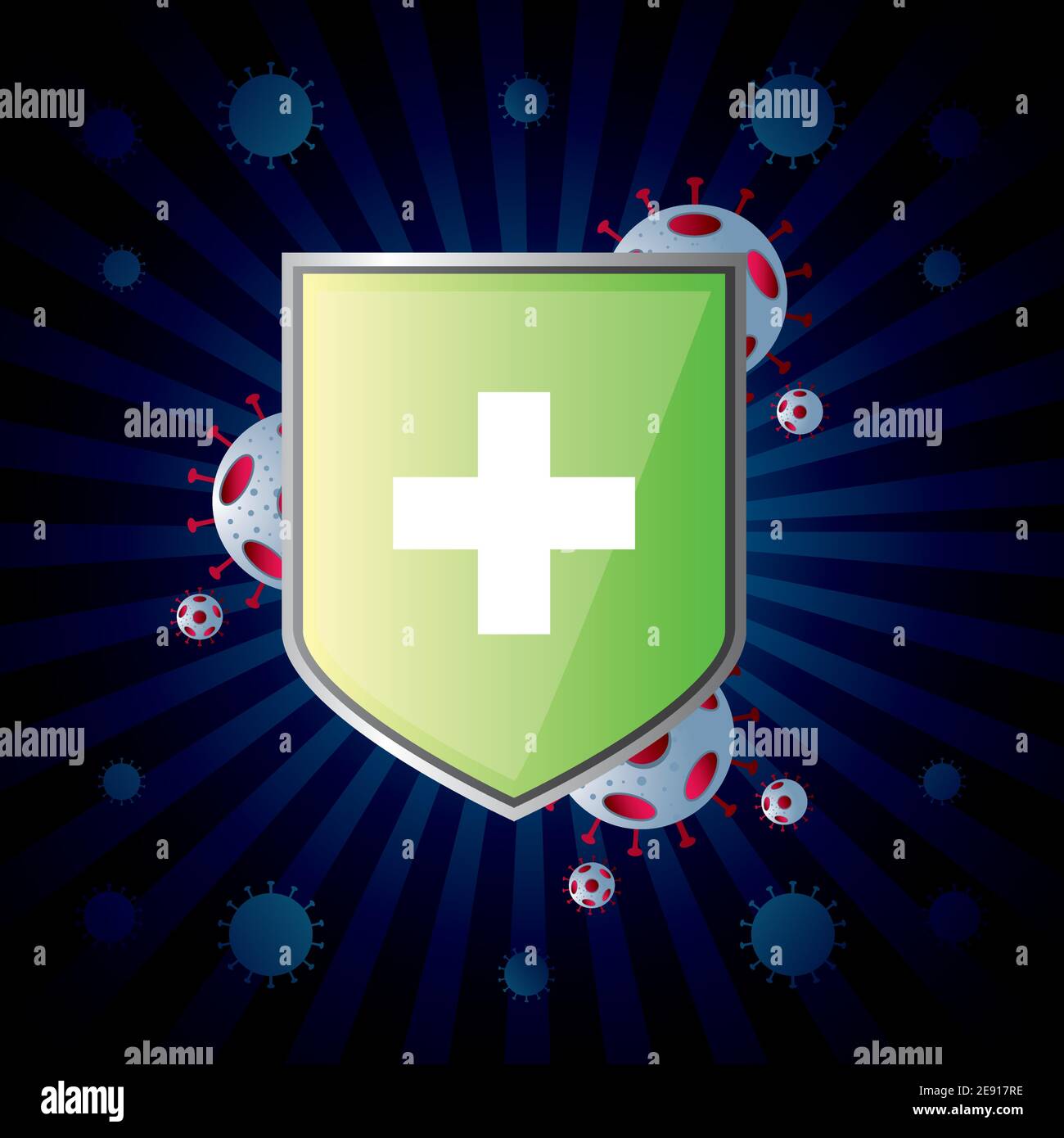 world vaccine, medical shield protection against covid 19 vector ...