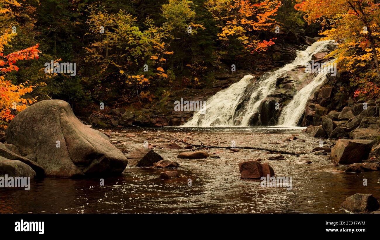 Fall colours at cape breton highlands national park hi-res stock ...