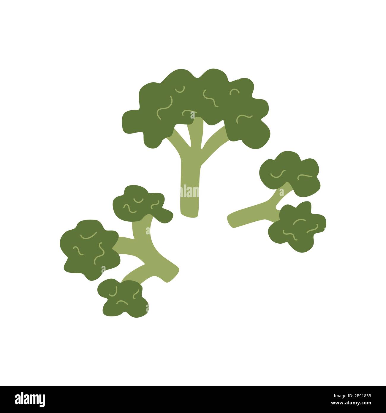 Broccoli clipart Cut Out Stock Images & Pictures - Alamy