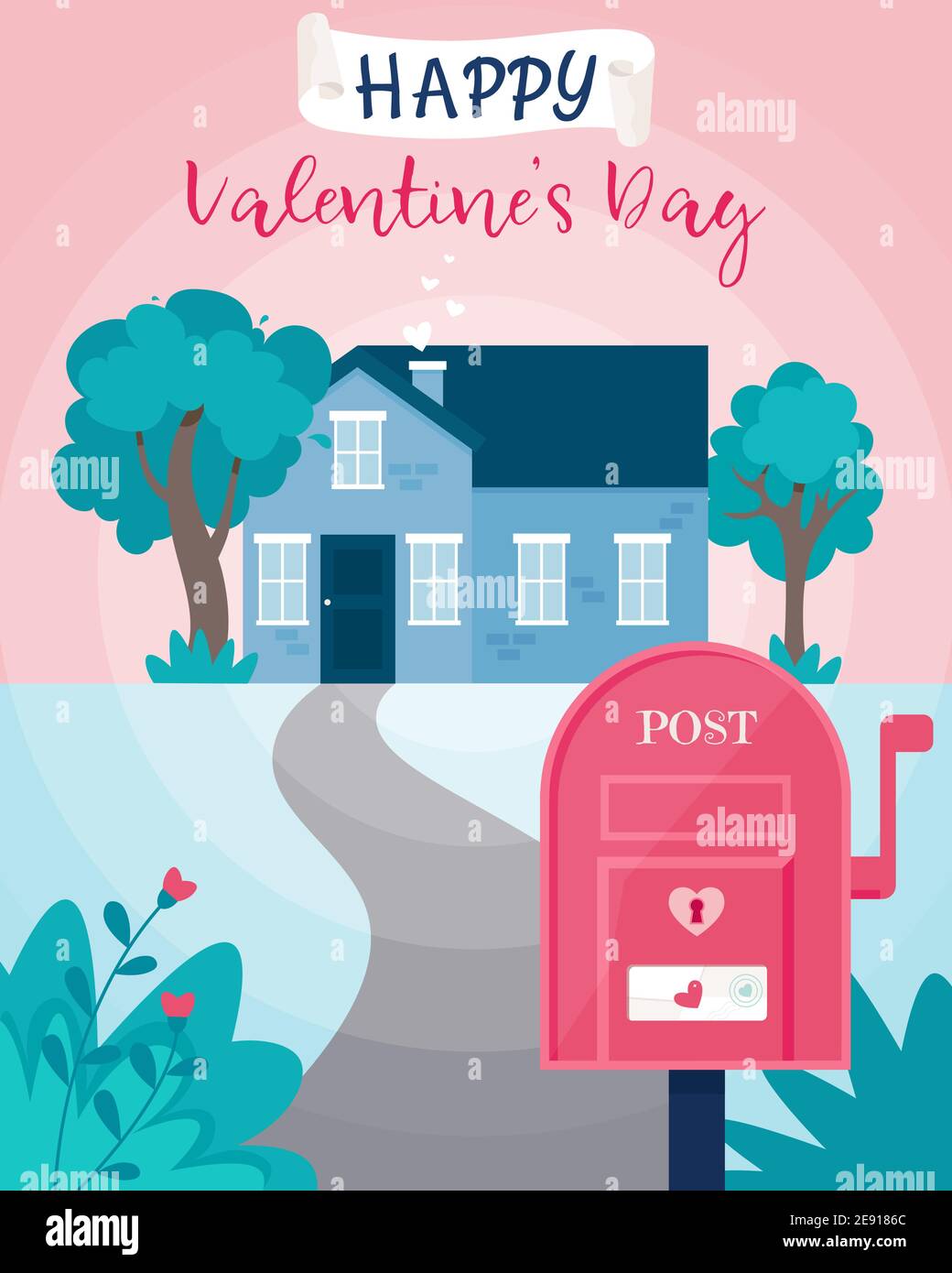 Small house mail box Stock Vector Images - Alamy