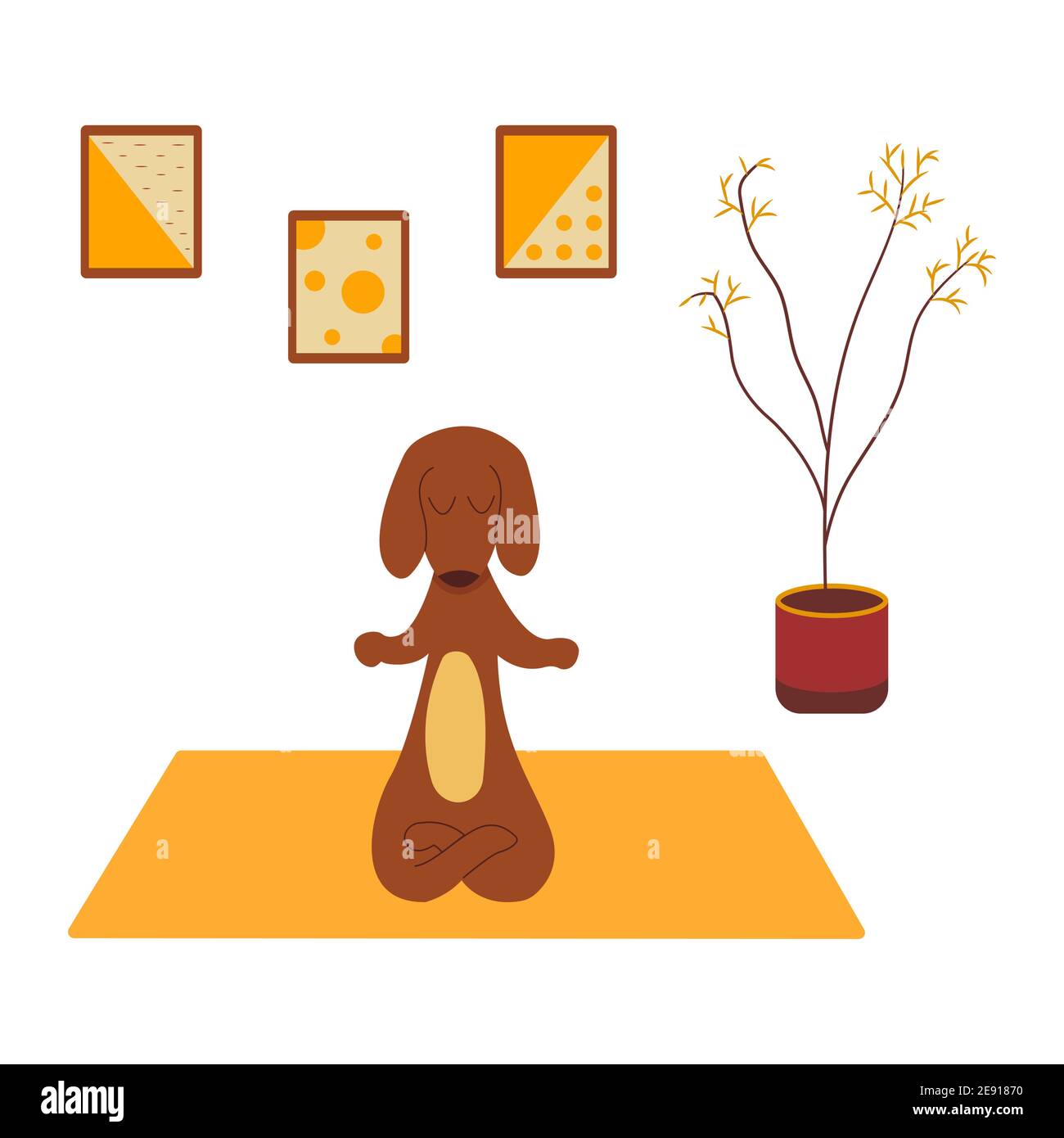 Mat plant Stock Vector Images - Alamy