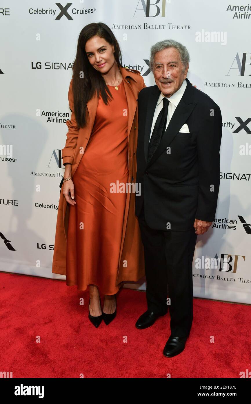 Katie Holmes and Tony Bennett attend LG Signature at the American ...