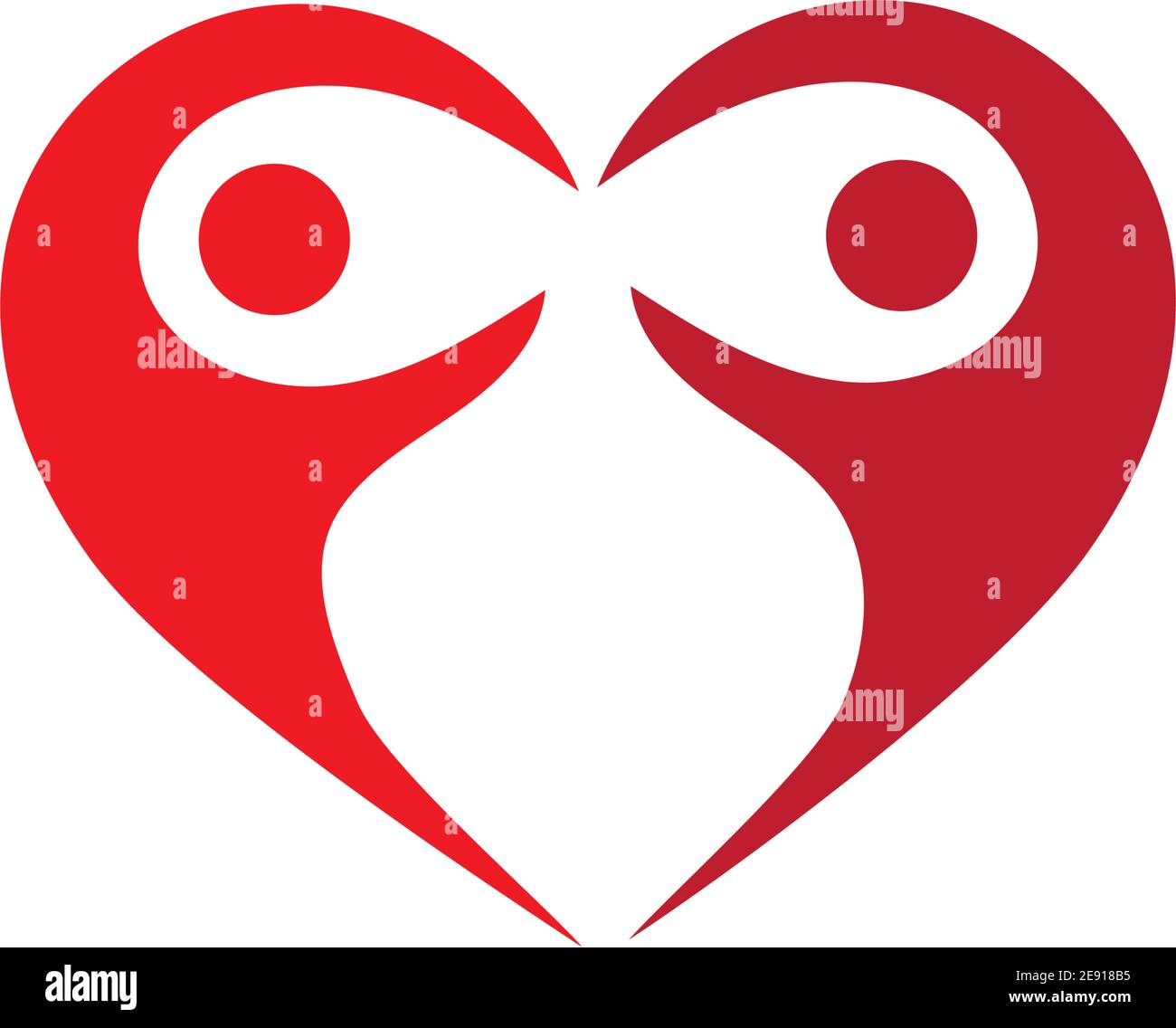 Heart Icon Vector. Perfect Love symbol. Valentine's Day sign Stock ...