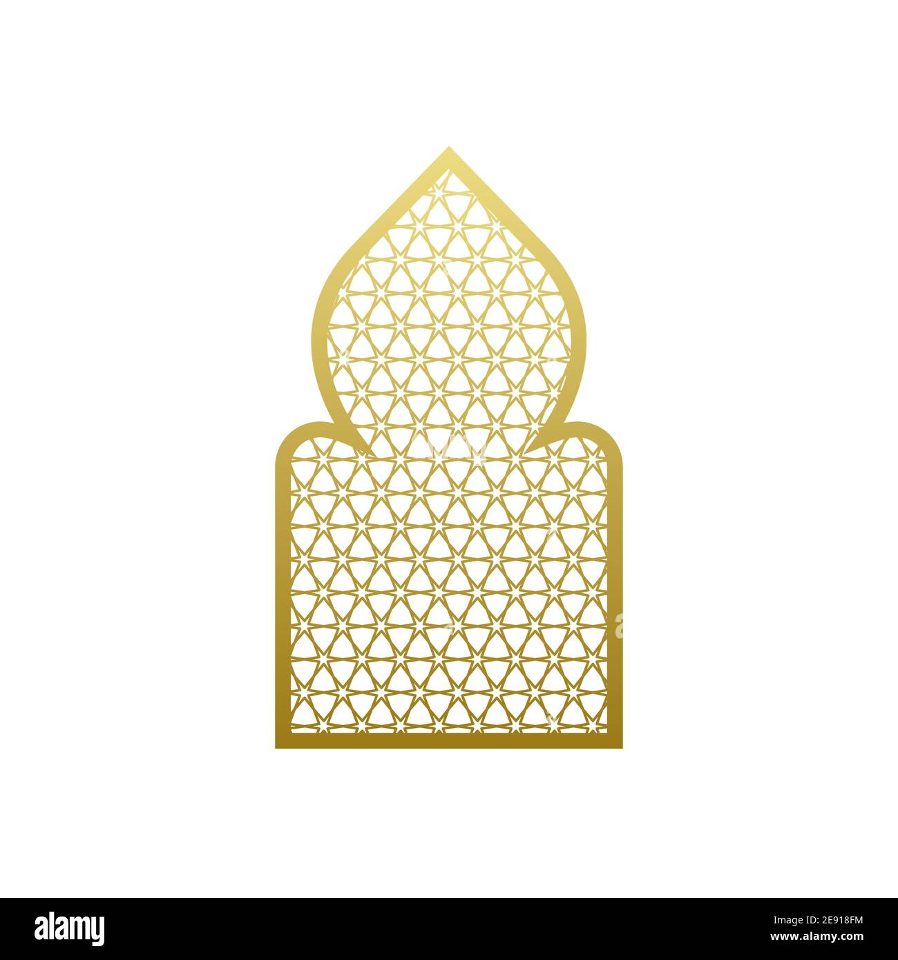 Arab vector window door pattern. Arabian islamic mosque ramadan ...