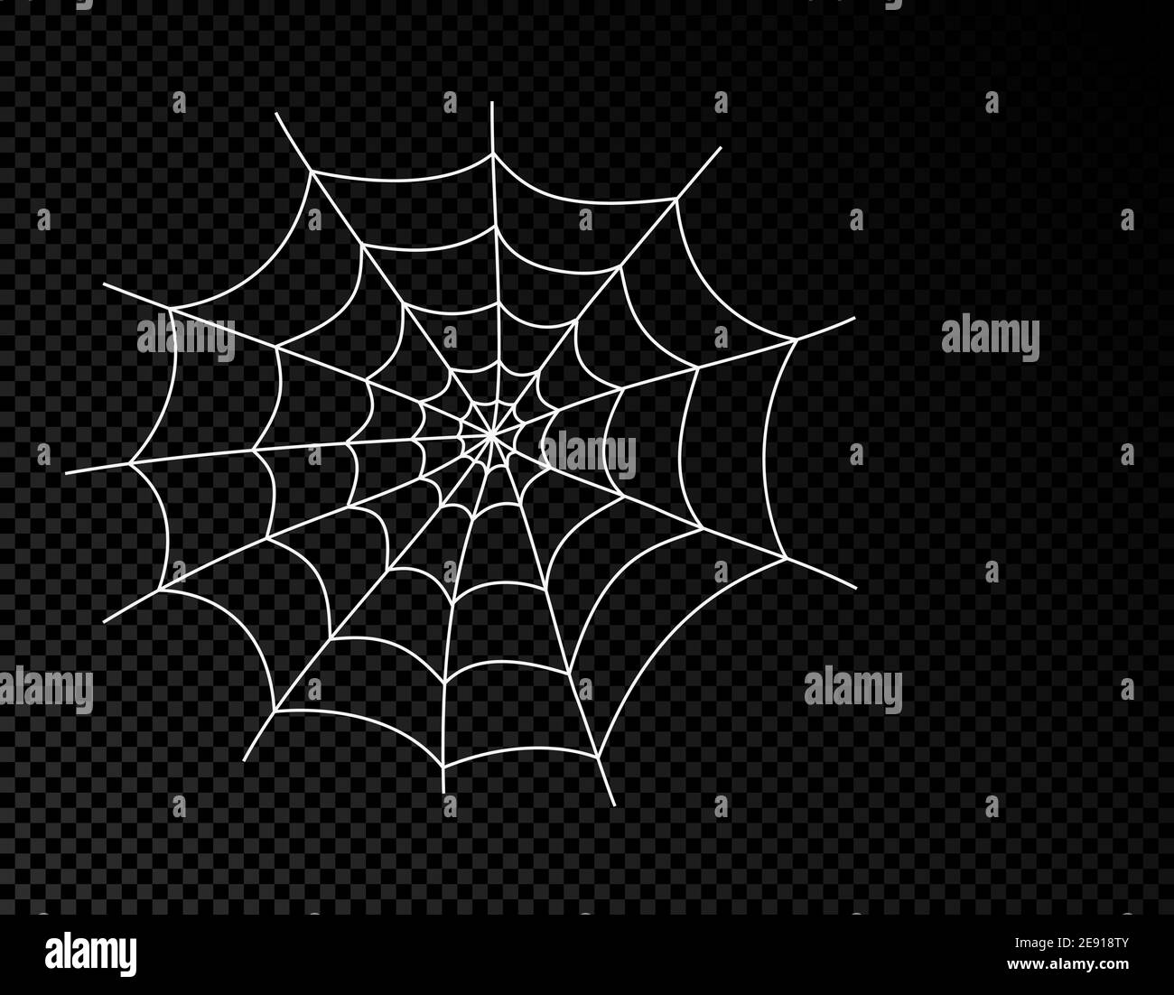 Spider web cobweb vector icon, Spiderweb border circle cartoon net ...