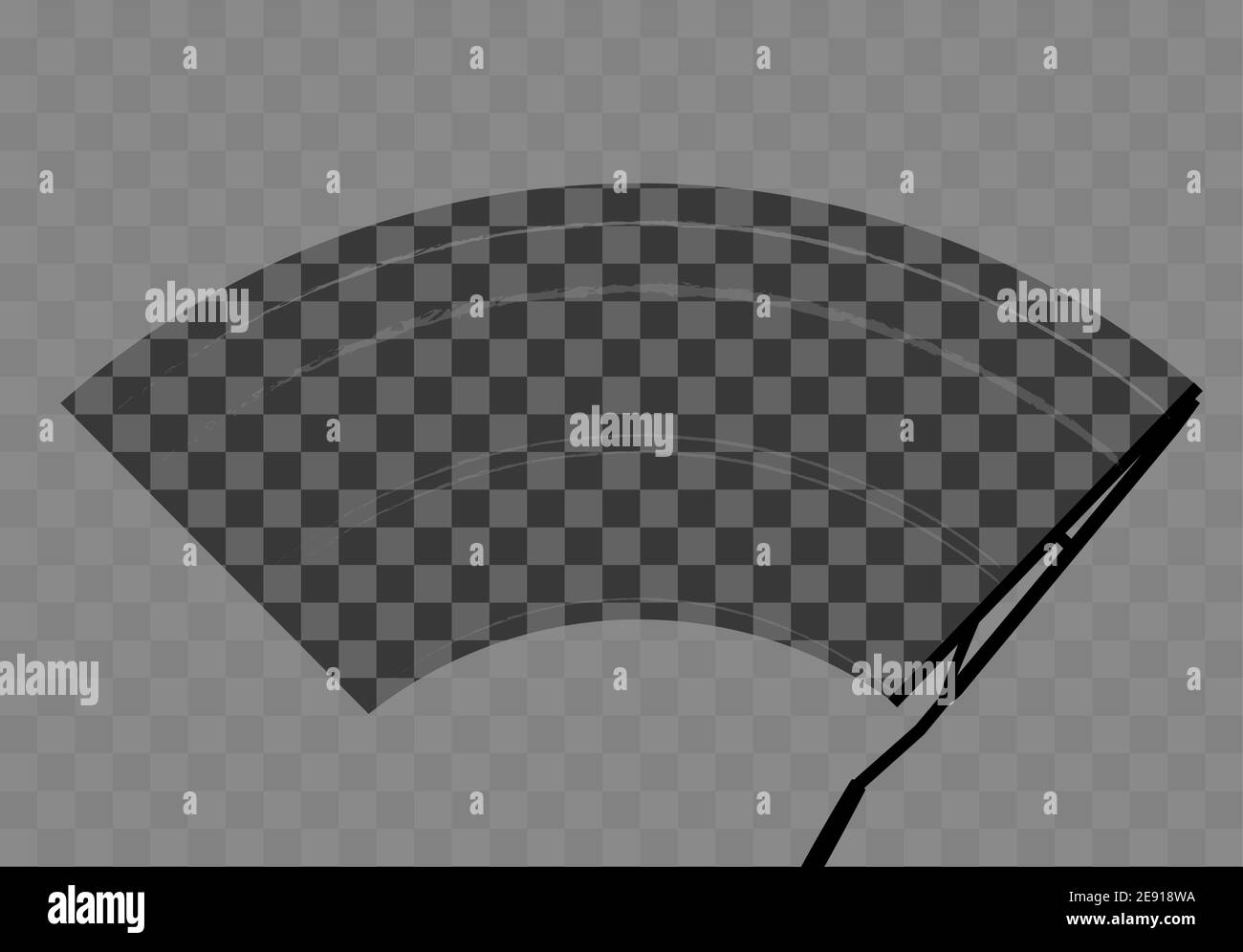 Car wiper windshield winter clean front window background. Vector ...