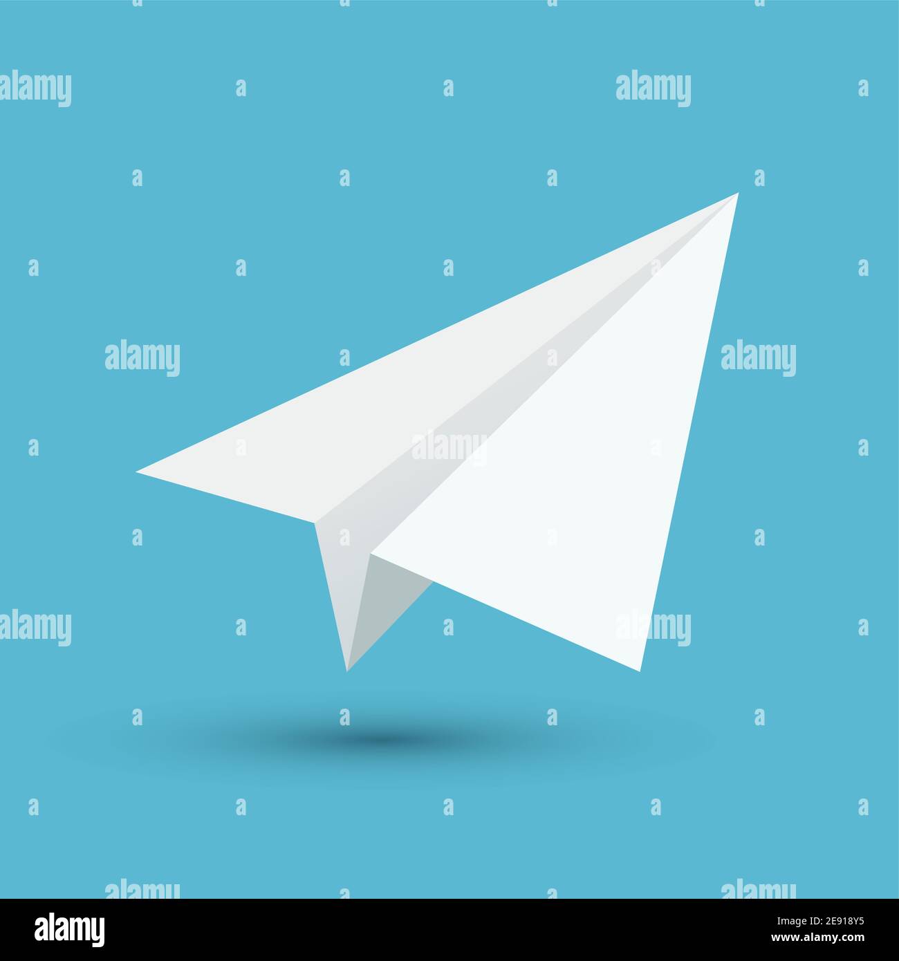 Paper plane vector icon set. Origami paper airplane illustration ...