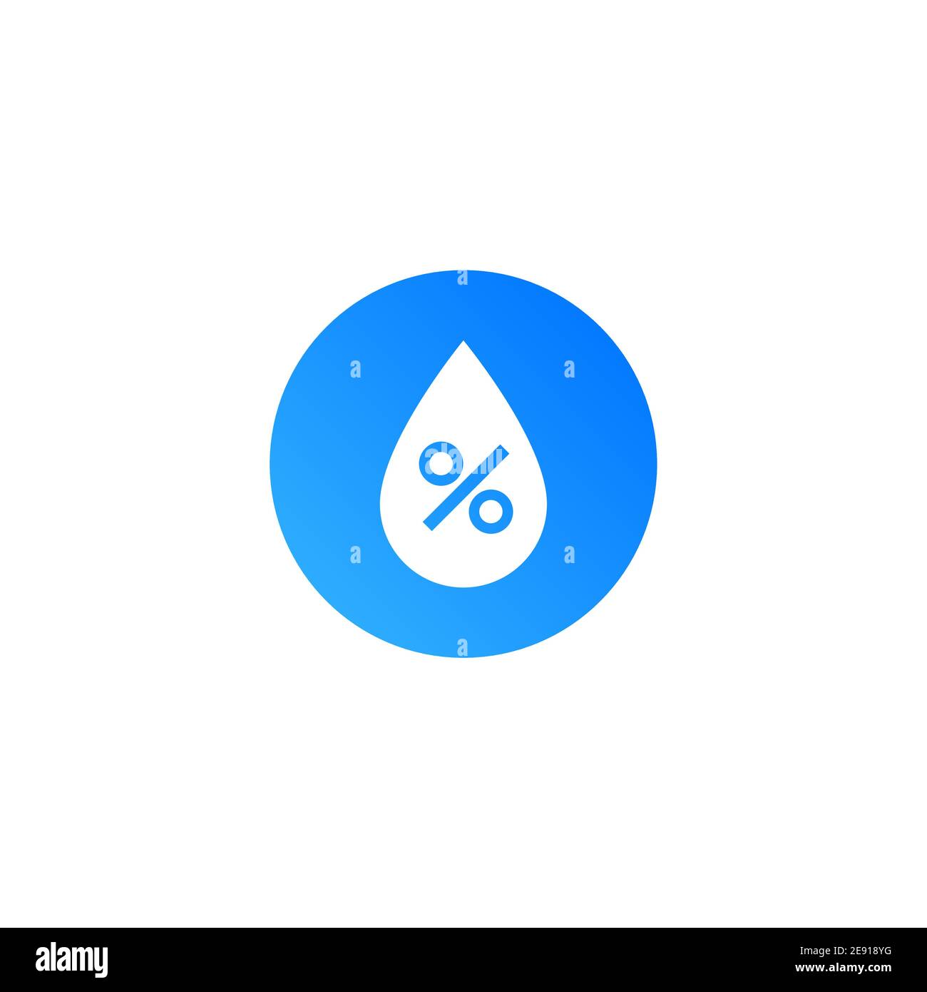 Humidity water icon. Vector temperature dry air humidity icon symbol ...
