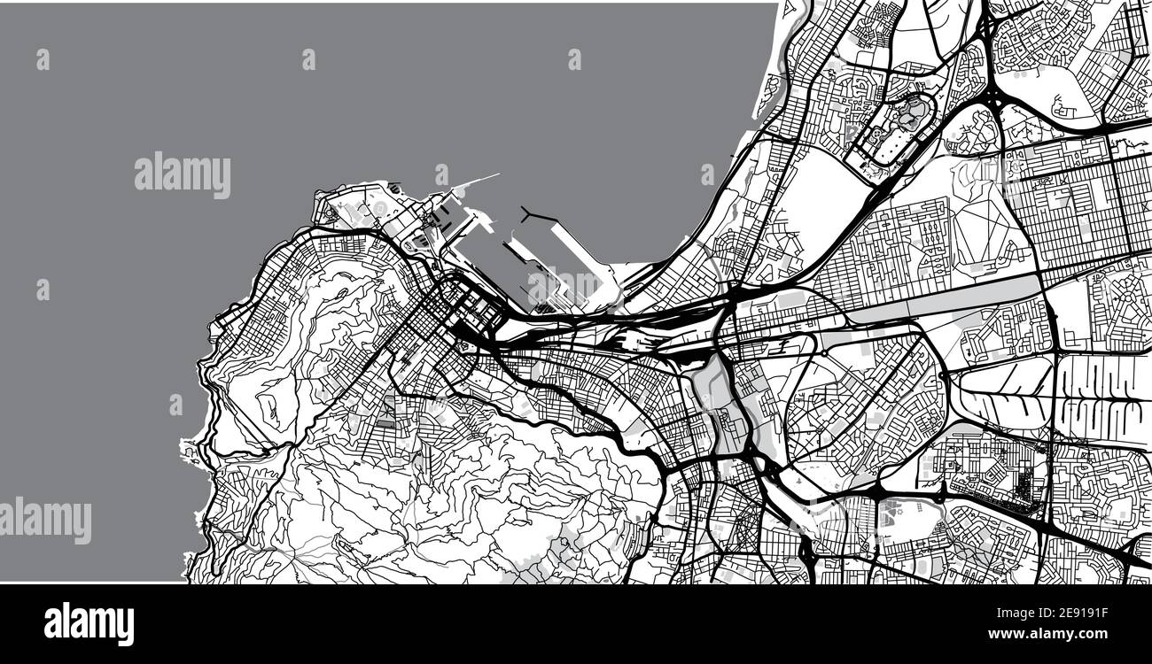 Map of cape town hi-res stock photography and images - Alamy