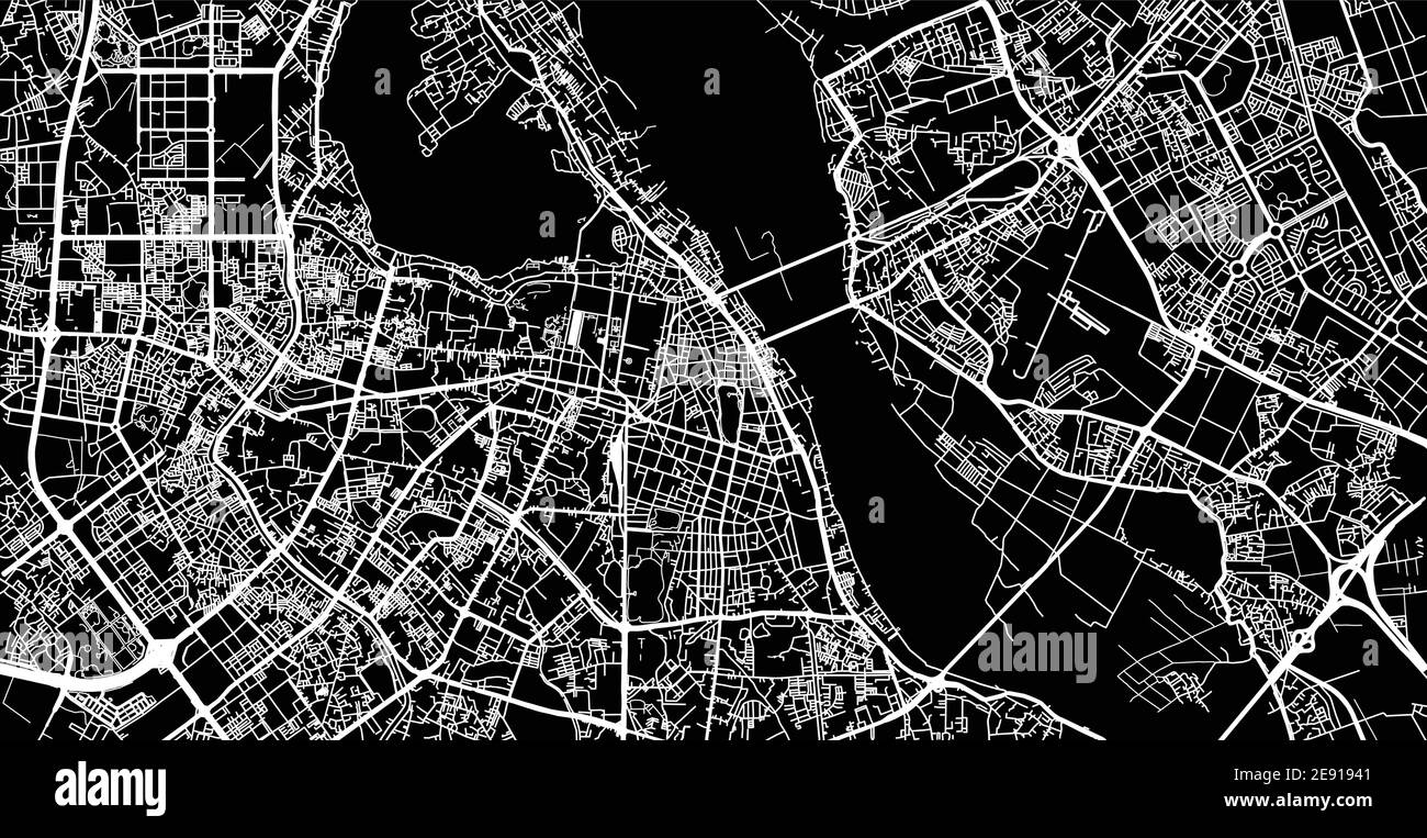 Hanoi aerial Stock Vector Images - Alamy