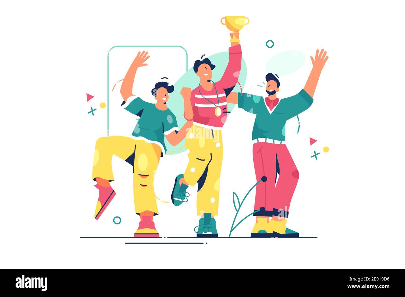 Cheerful people Stock Vector Images - Alamy