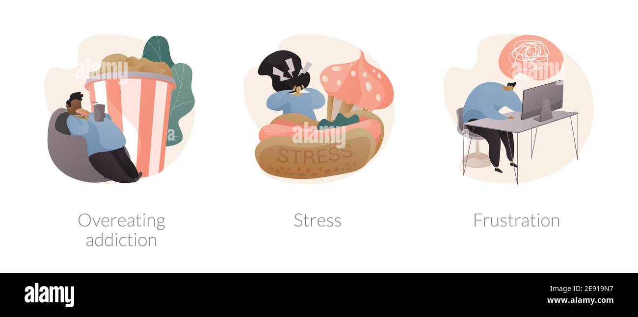 Mental problem abstract concept vector illustrations Stock Vector Image ...