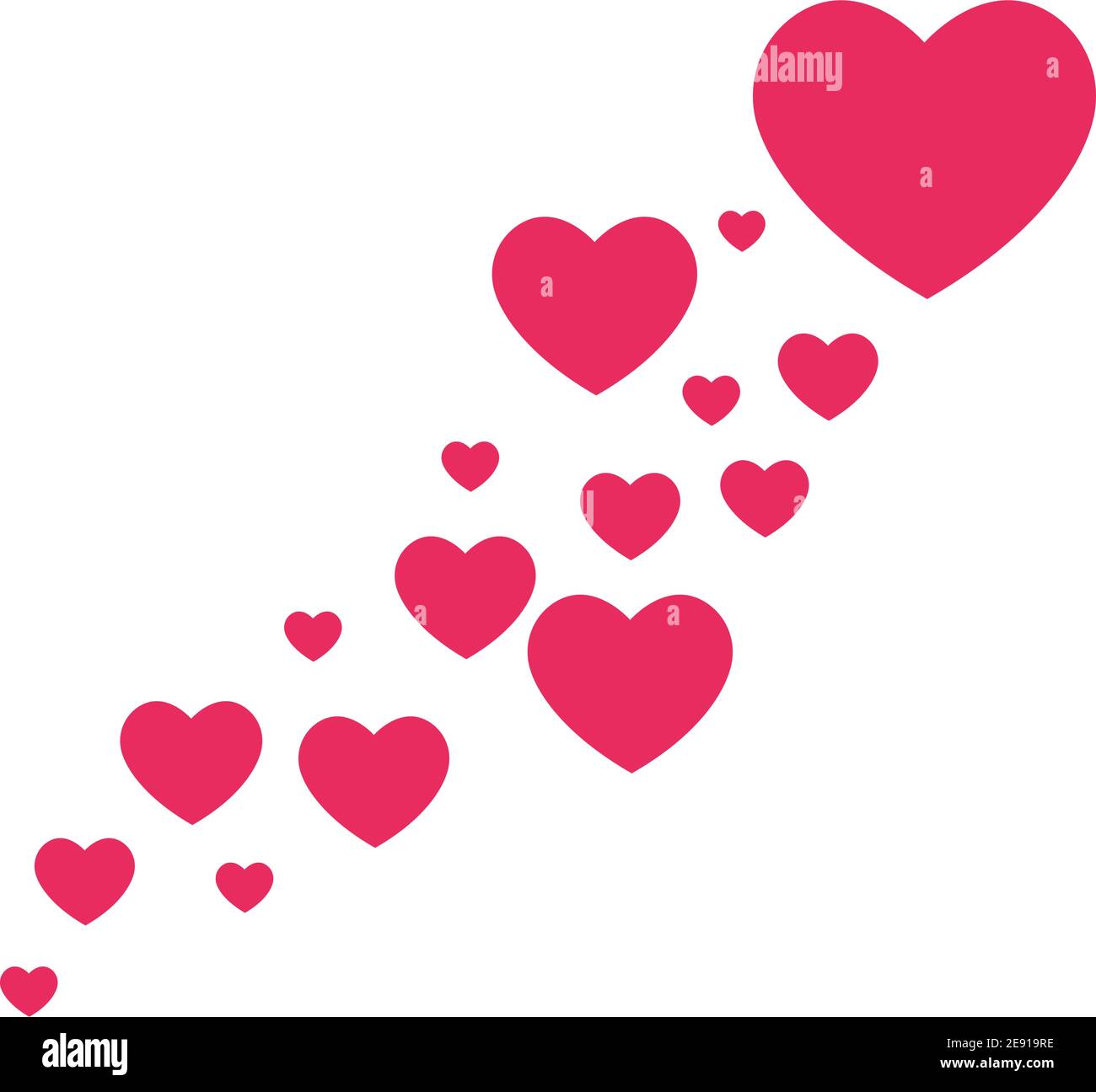 Heart Icon Vector. Perfect Love symbol. Valentine's Day sign Stock ...