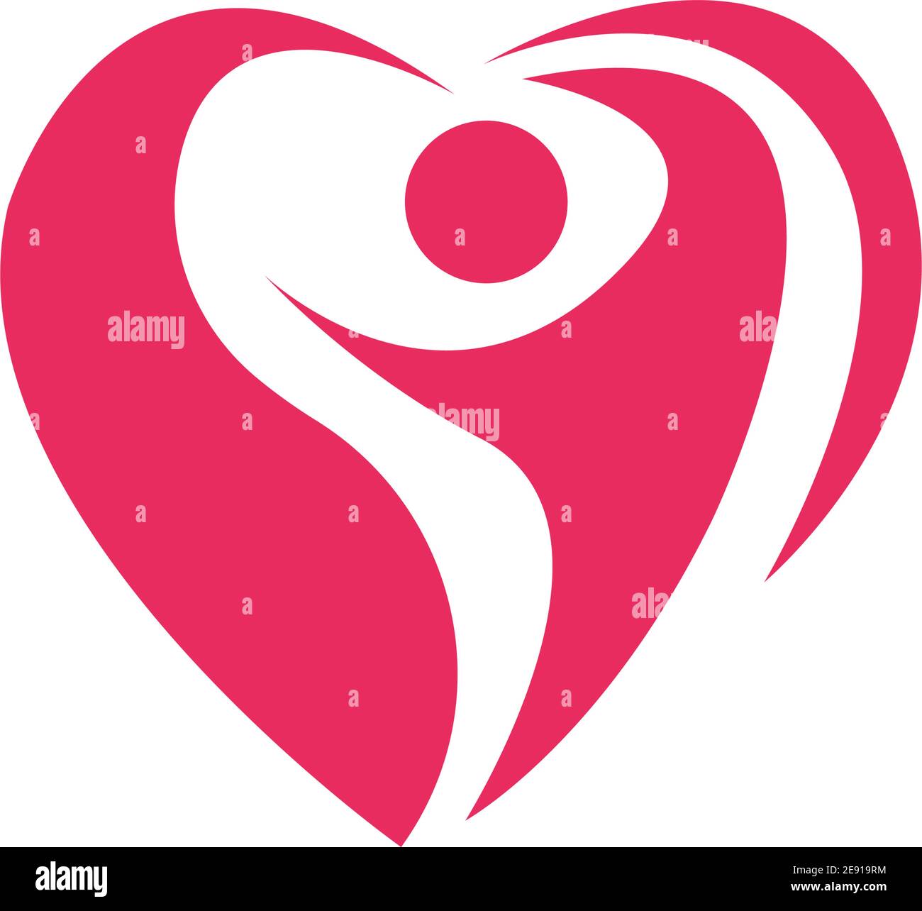 Heart Icon Vector. Perfect Love symbol. Valentine's Day sign Stock ...