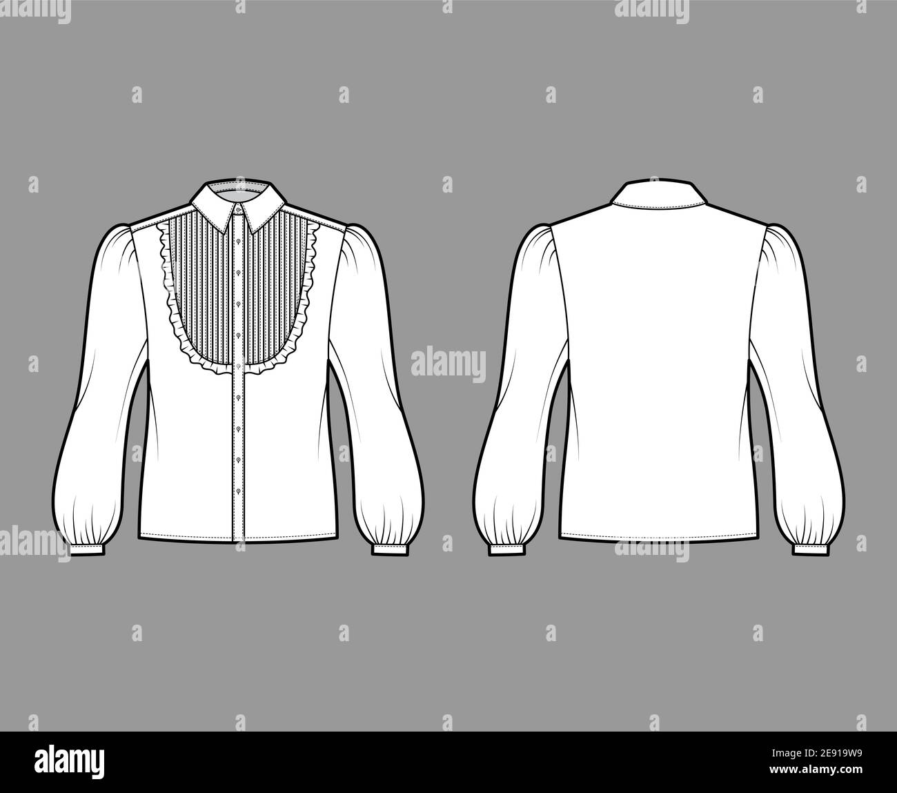 Tuxedo shirt bib front hi-res stock photography and images - Alamy
