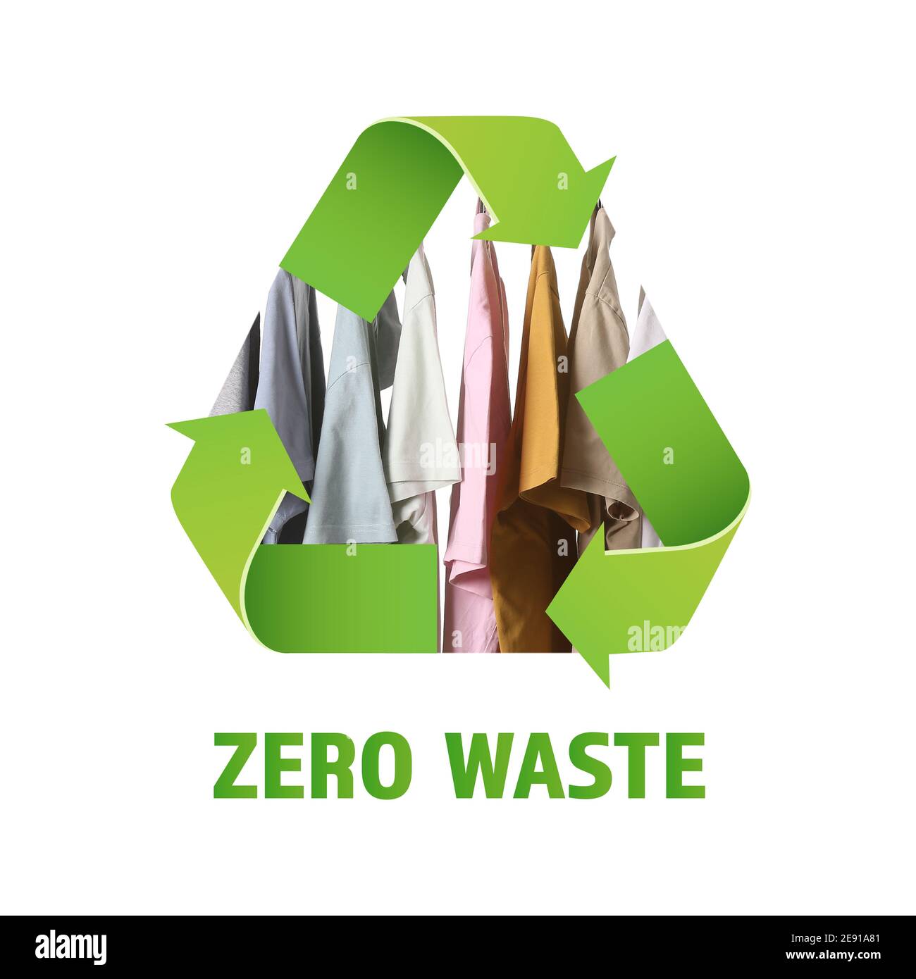 Zero waste green text Cut Out Stock Images & Pictures - Alamy