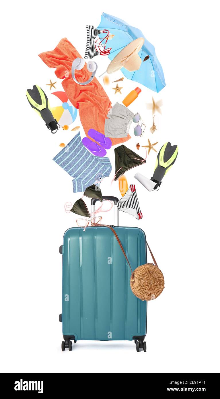 Luggage falling hi-res stock photography and images - Alamy