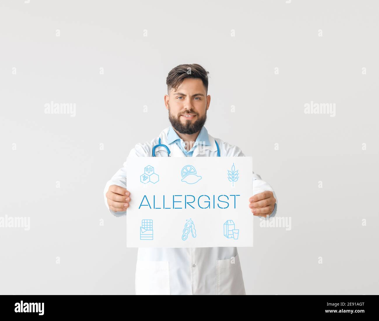 Diagnosis allergy examination allergist hi-res stock photography and ...
