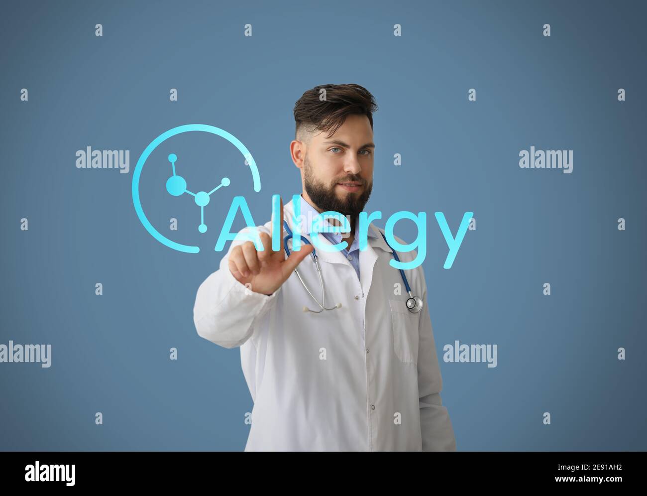 Diagnosis allergy examination allergist hi-res stock photography and ...