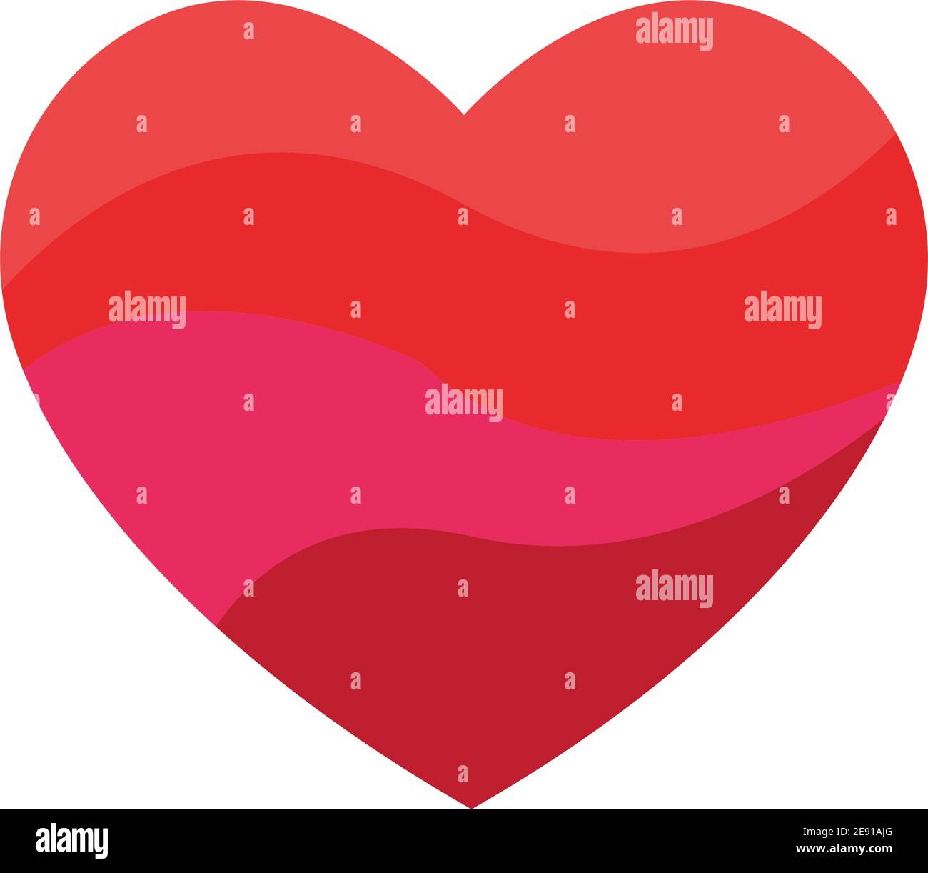 Heart Icon Vector. Perfect Love symbol. Valentine's Day sign Stock ...